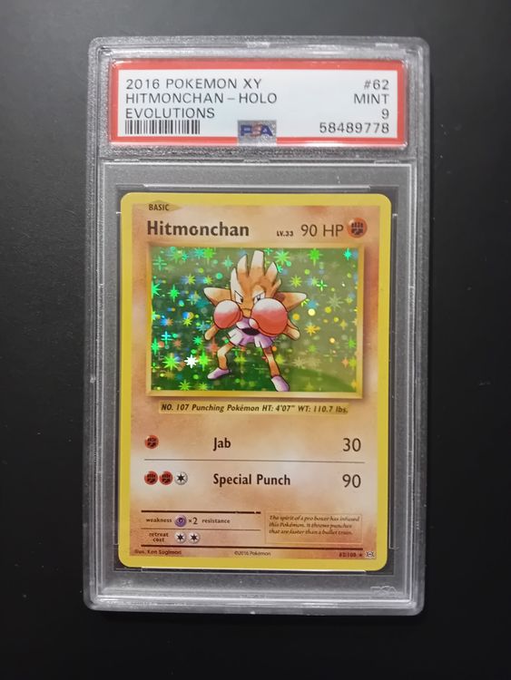PSA 9 * XY HITMONCHAN BLOOD HOLO * ULTRA RARE !! FR. 1.- | Kaufen auf Ricardo