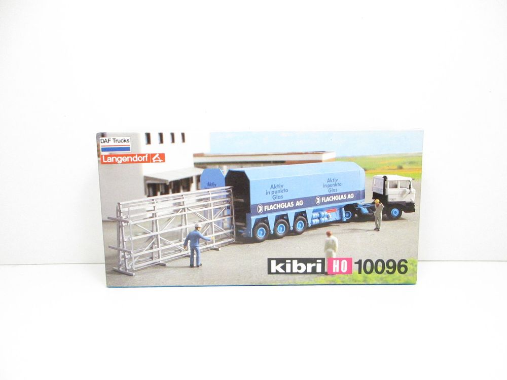 Kibri H0 10096 DAF FT 2800 Glastransporter "Langendorf" (Neu und ...