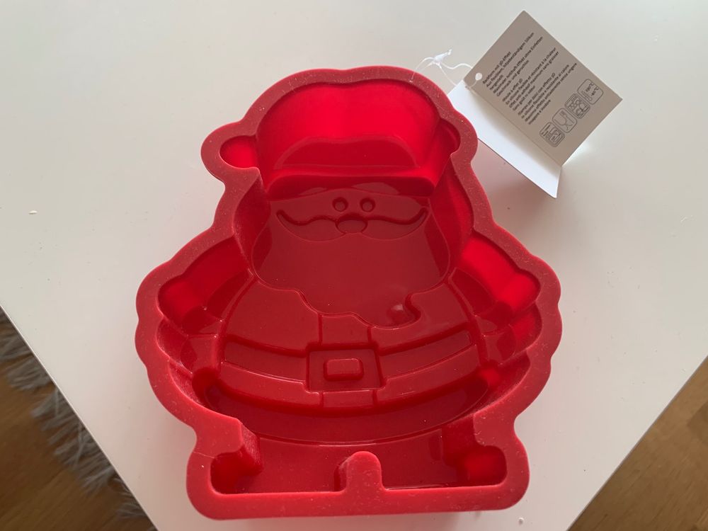 ♥ Nikolaus / Samichlaus Backform Silikon Weihnachten backen (Neu und ...