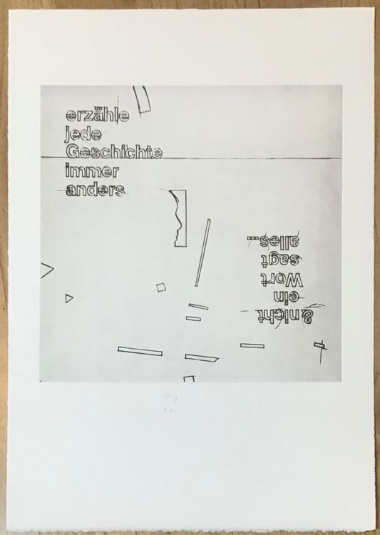 Urs DICKERHOF (1941) Sehr Seltener Radierung Handsigniert | Kaufen auf Ricardo