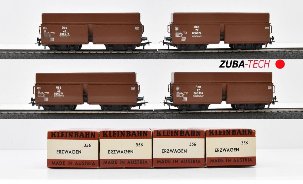 Kleinbahn 4x 356 Erzwagen ÖBB H0 GS mit OVP (Gebraucht) in für CHF 3 ...