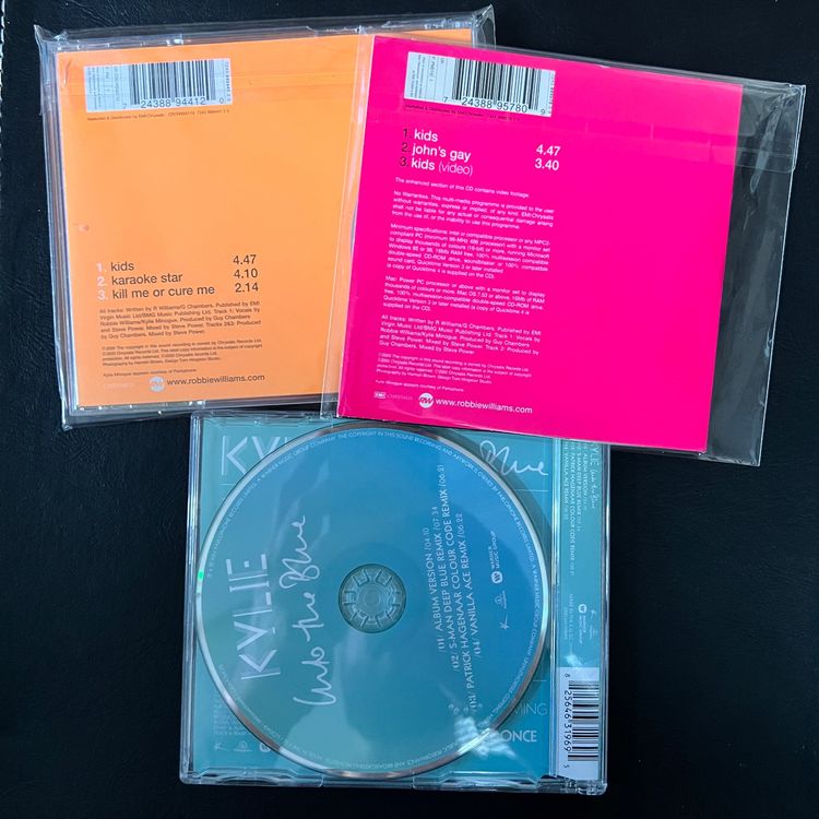 Kylie Minogue CD Singles (Kids mit Robbie Williams / Blue) | Kaufen auf ...