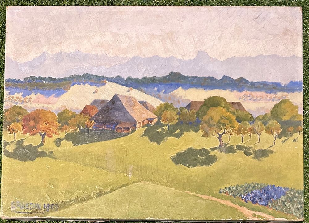 Elise Rüdin (1864-1956) Landschafts Gemälde | Kaufen auf Ricardo