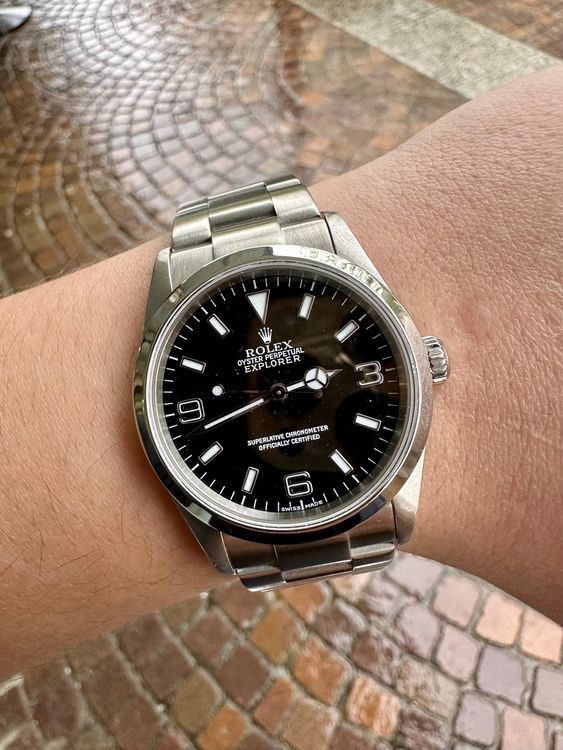 Rolex Explorer I 36 mm Autom. 114270 Box Papiere 2001 (Gebraucht) in Winterthur für CHF 5511 ...