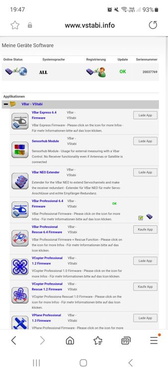 Flybarless VStabi NEO (Gebraucht) in Hägglingen für CHF 180 – mit ...