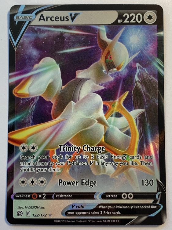 Arceus V 122/172 - Holo - NM (Gebraucht) in Chavannes près Renens für ...