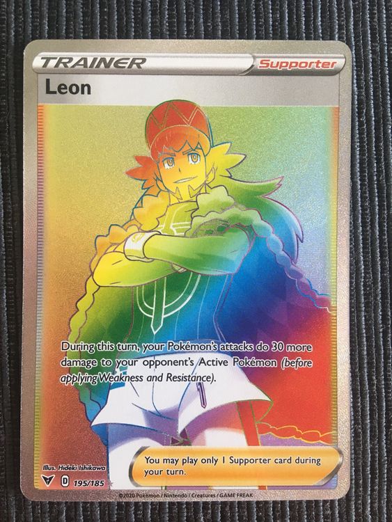 Pokemon Leon Rainbow Vivid Voltage EN Mint | Kaufen auf Ricardo