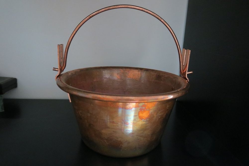 Chaudron en cuivre éléctrique pour polenta et confitures (Neu (gemäss ...