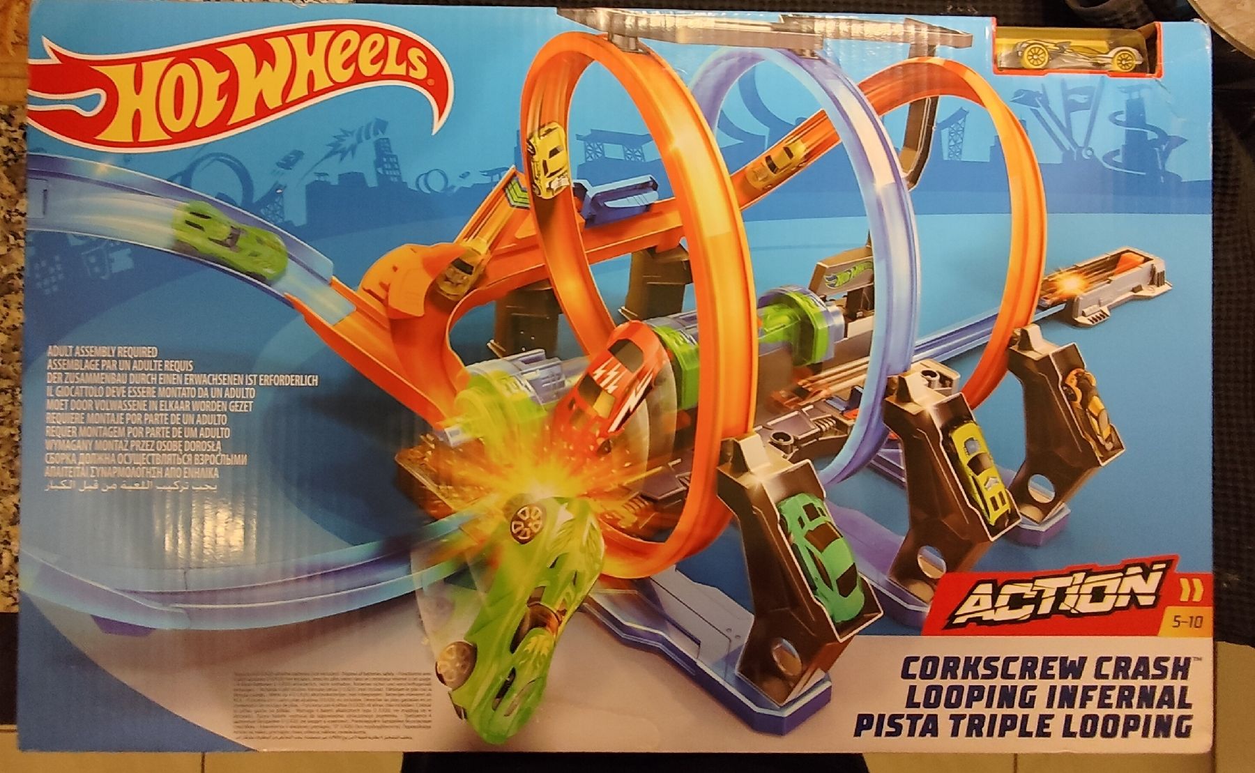 Hot Wheels Action Loopingbahn mit Crash Funktion, Top! (Neu und ...