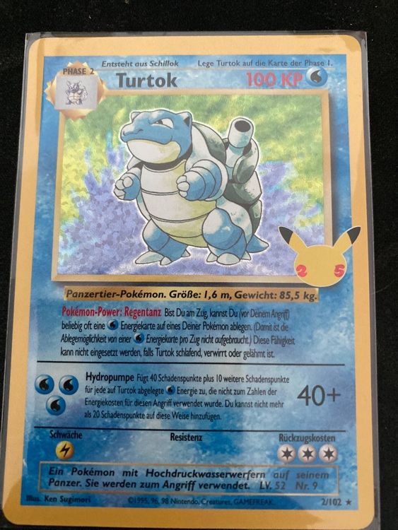 Pokemonkarte Turtok Celebrations (Neu (gemäss Beschreibung)) in Stadel ...
