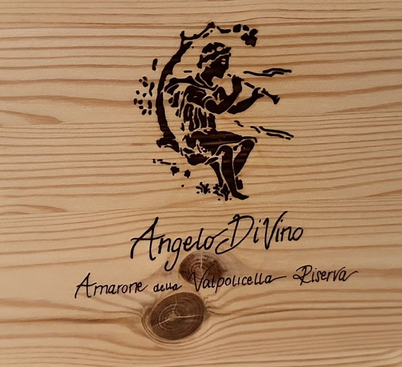 Angelo DiVino - Holzkiste Amarone Weinkiste leer | Kaufen auf Ricardo