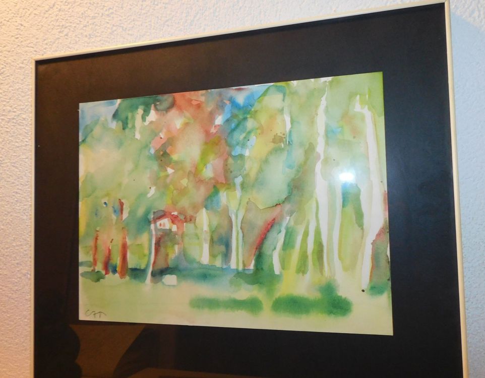 Rausverkauf Kunst Aquarell signiert - Cat Stocker | Kaufen auf Ricardo