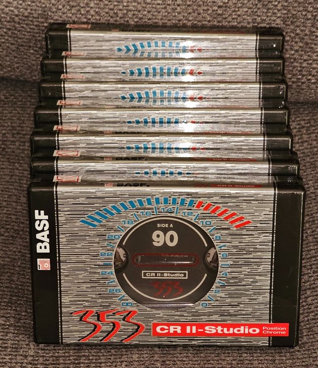 💥BASF "CR II-STUDIO 90 353 series" top class tape💥 (Nuovo e nell'imballaggio originale) a ...