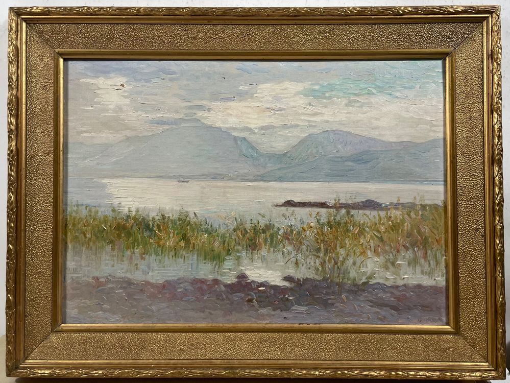 Gustav Karl von Steiger (1867-1935) Gemälde - See Aussicht (Gebraucht ...