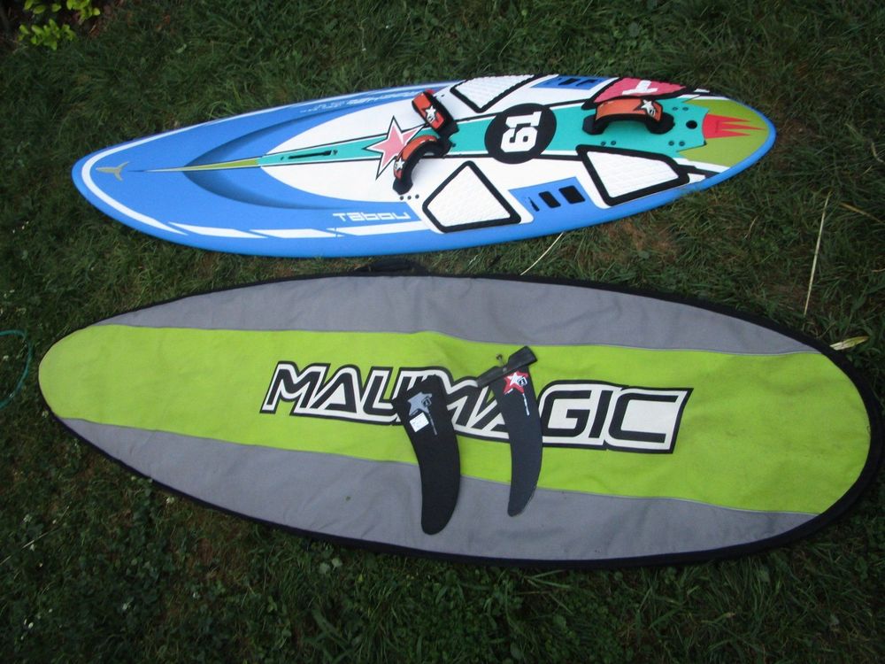 Surfboard TABOU ROCKET 105 L 245x61cm mit Bag u Finne (Gebraucht) in ...