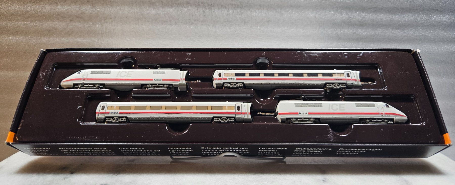 88711: ICE-Triebwagenzug "Amtrak", 4-teilig, neuwertig, TOP! (Neu ...