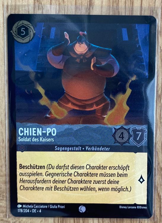 Chien-Po FOIL/HOLO DE 178 Disney Lorcana 4 Ursula (Neu (gemäss ...