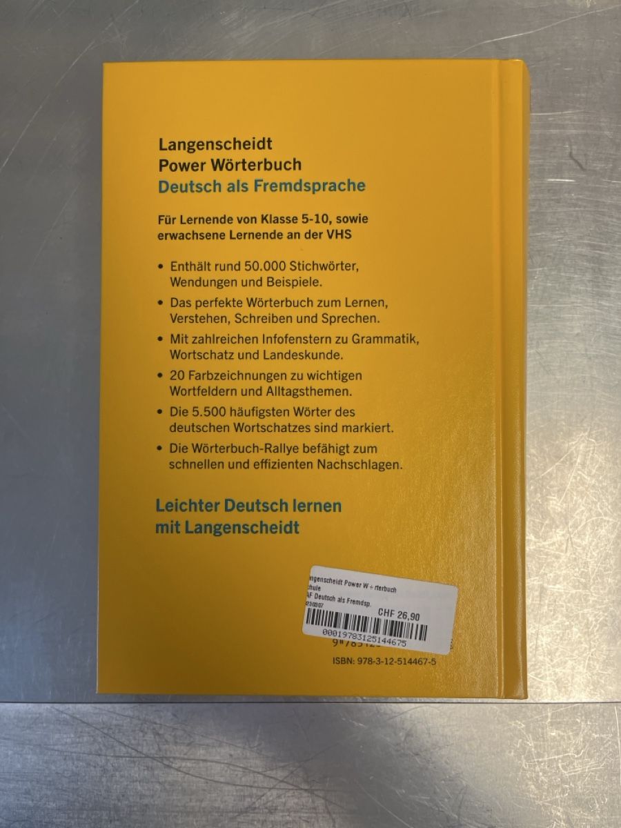Langenscheidt Dictionary German as Foreign Language - New! (Neu (gemäss ...
