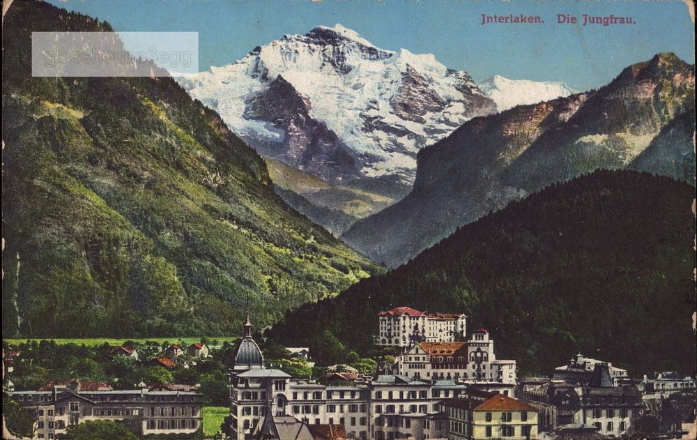 AK 1912 Interlaken. Die Jungfrau | Kaufen auf Ricardo