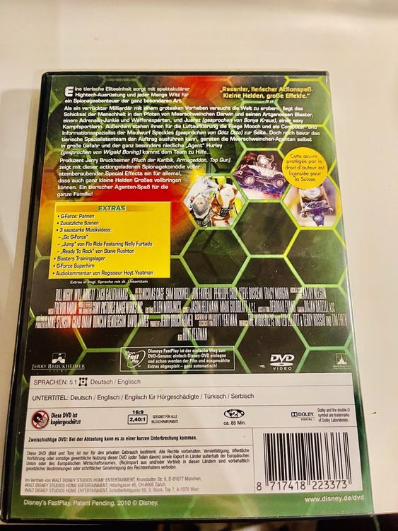 DVD - G-Force, Agenten mit Biss (Neu (gemäss Beschreibung)) in Ebikon für CHF 2.5 – mit ...