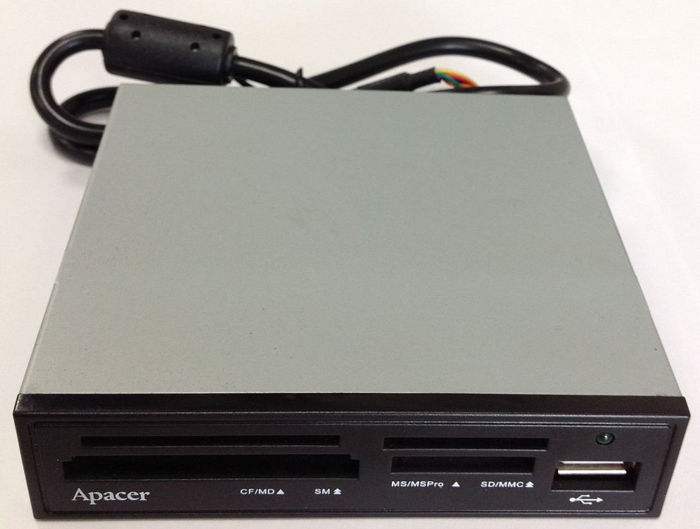 Apacer APAE1011 Card-Reader Multi-in-1 Laufwerk USB-2.0 (Gebraucht) in ...