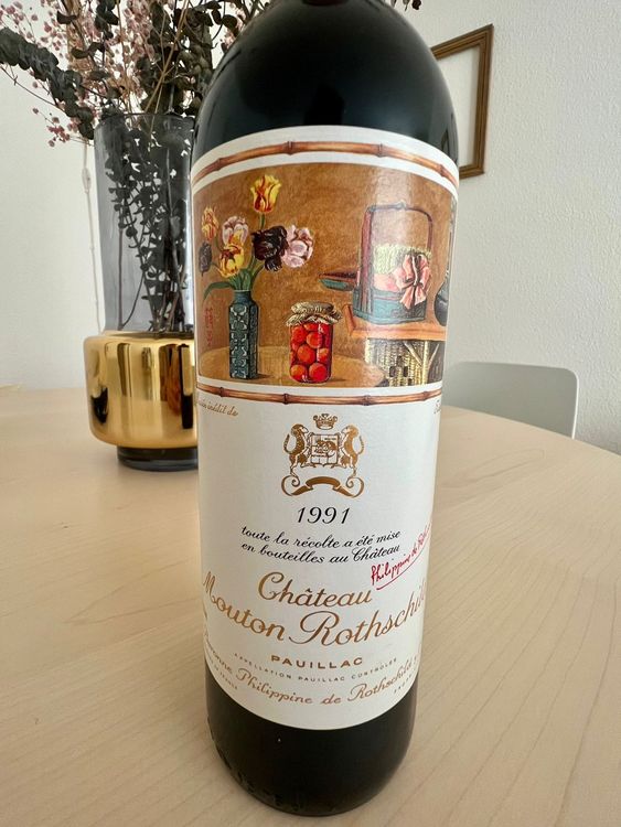 Chateaux Mouton- Rothschild 1991 AC Pauillac 1er Grand cru (Neu (gemäss ...