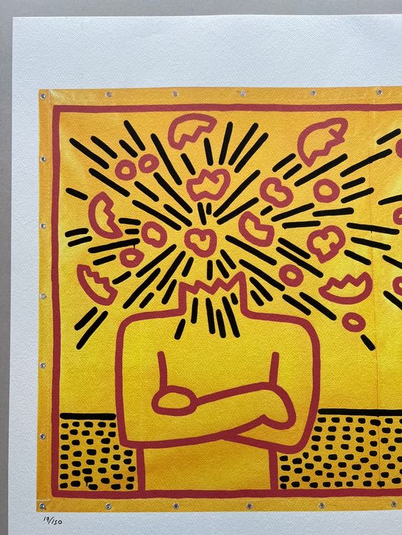 Keith Haring « Exploding Head » 17/150 | Kaufen auf Ricardo