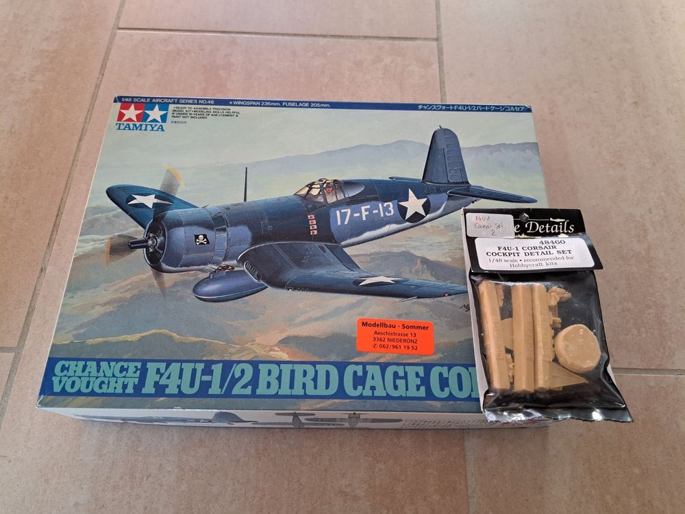 F-4U-1/2 Corsair 1/48 Tamiya | Kaufen auf Ricardo