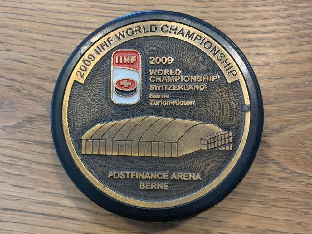 Puck World Championship 2009 Schweiz Metalic Plate (Neu (gemäss ...