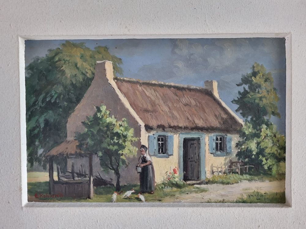 Ekkehart Kohlund Gemälde "Häuschen in der Bretaigne" | Kaufen auf Ricardo