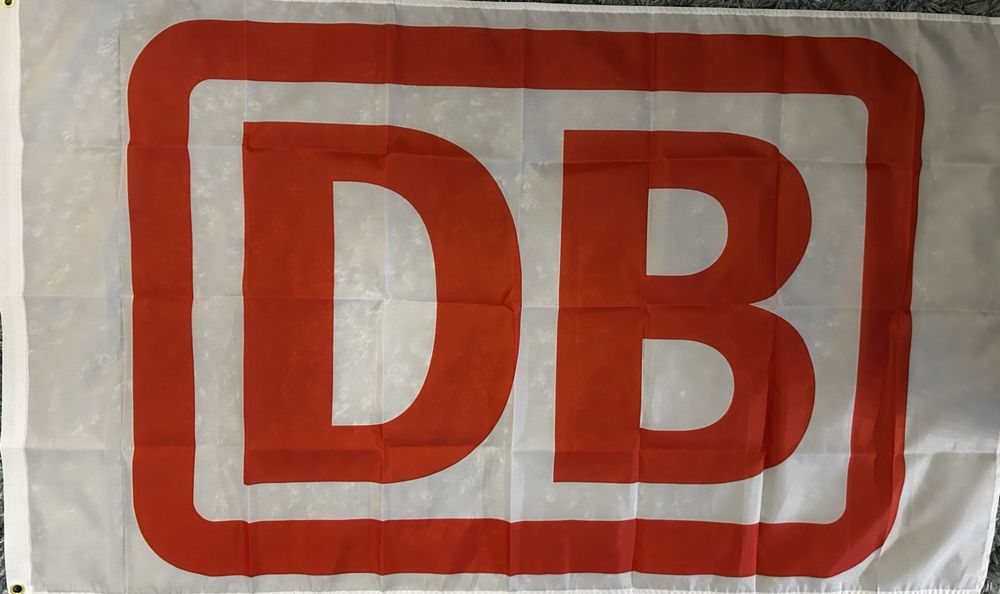 Deutsche Bahn DB Fahne Flag Zug Bahnhof Deutschland Verkehr (Neu und ...