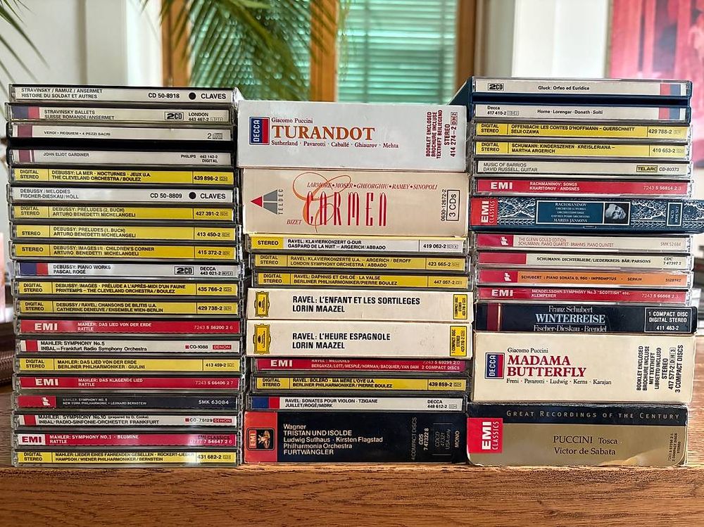 COLLECTION DE CD MUSIQUE CLASSIQUE - 155 CD + 17 COFFRETS (Gebraucht ...