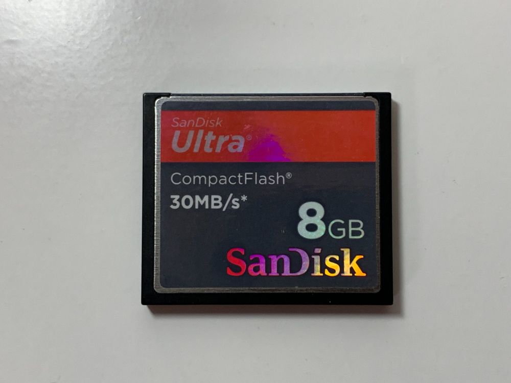 Sandisk Ultra CompactFlash (CF) 8 GB #2 (Gebraucht) in St-Brais für CHF ...