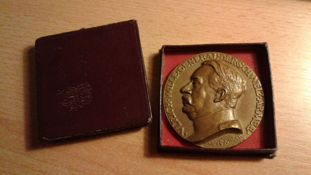 alte Medaille - General Wille (Gebraucht) in Brugg AG für CHF 59 – mit Lieferung auf Ricardo kaufen
