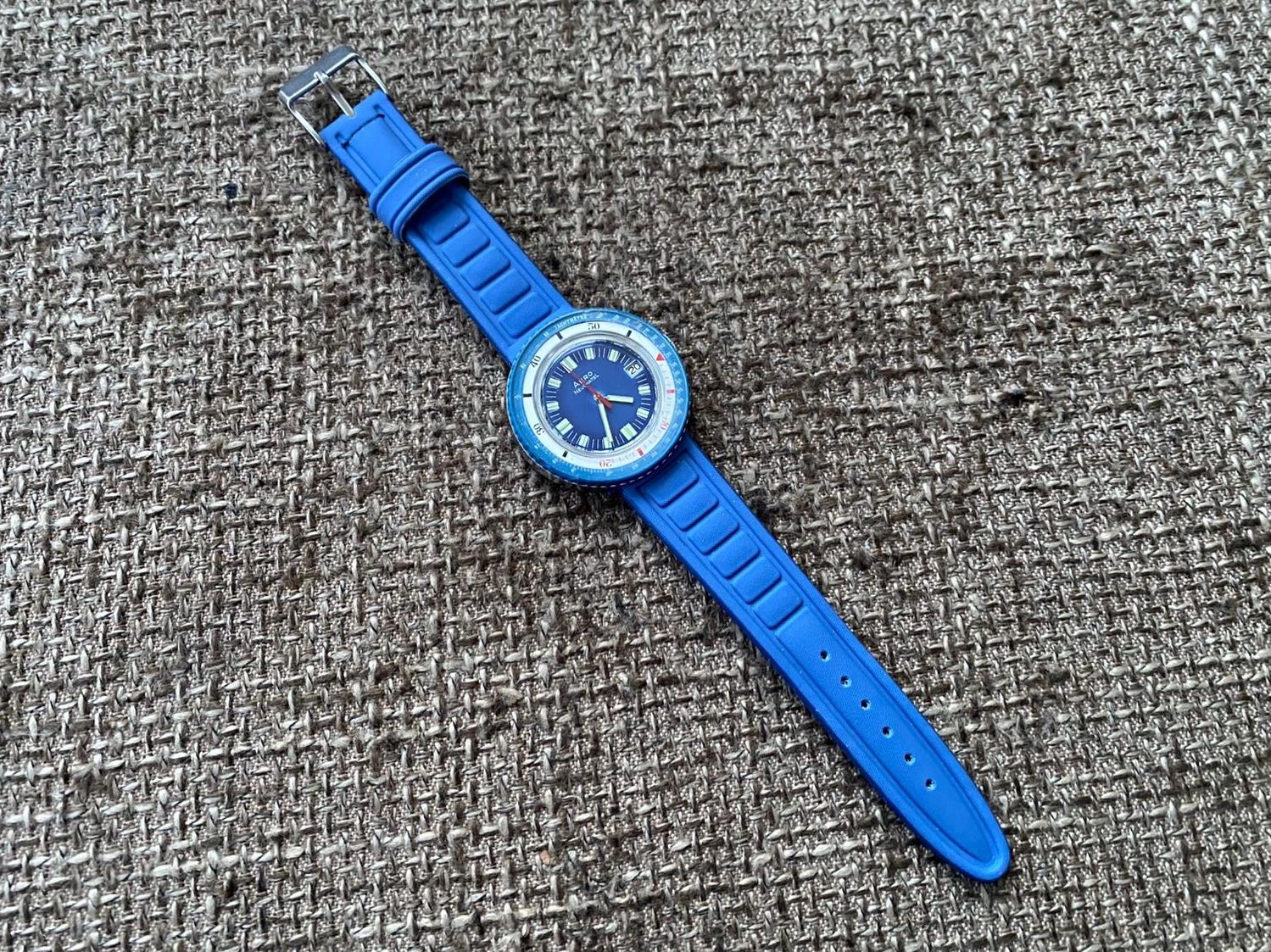 Vintage Herrenuhr Diver-Watch AERO Neuchatel 1960er RAR (Gebraucht) in ...