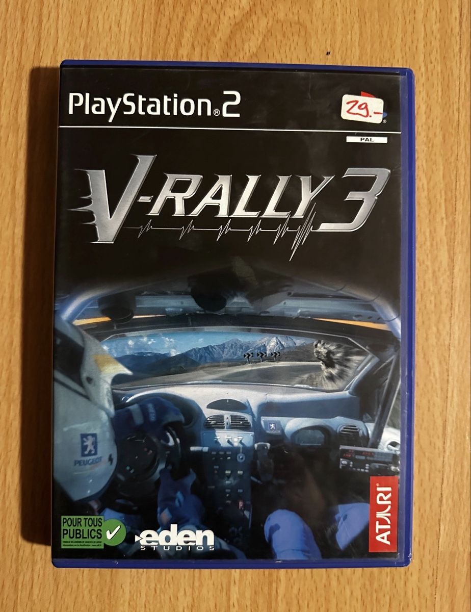 V-Rally 3 PS2 - Jeu de course en parfait état, rare! (D'occasion) à ...