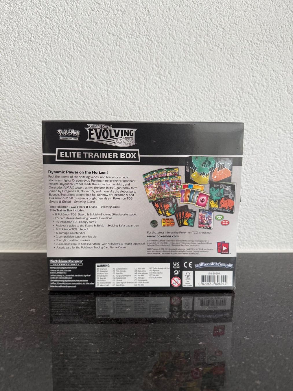 Pokémon Evolving Skies Elite Trainer Box EN (Neu und originalverpackt ...