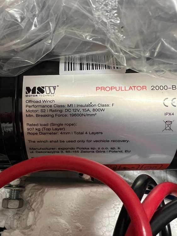 Seilwinde 12V TSW Propullator 2000-B | Kaufen auf Ricardo