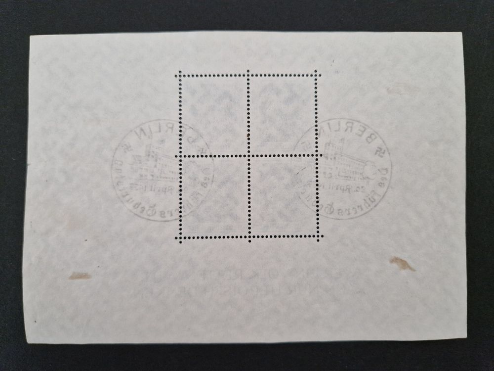 Deutsches Reich Briefmarken Adolf Hitler Block 7 1937 (Neu (gemäss ...