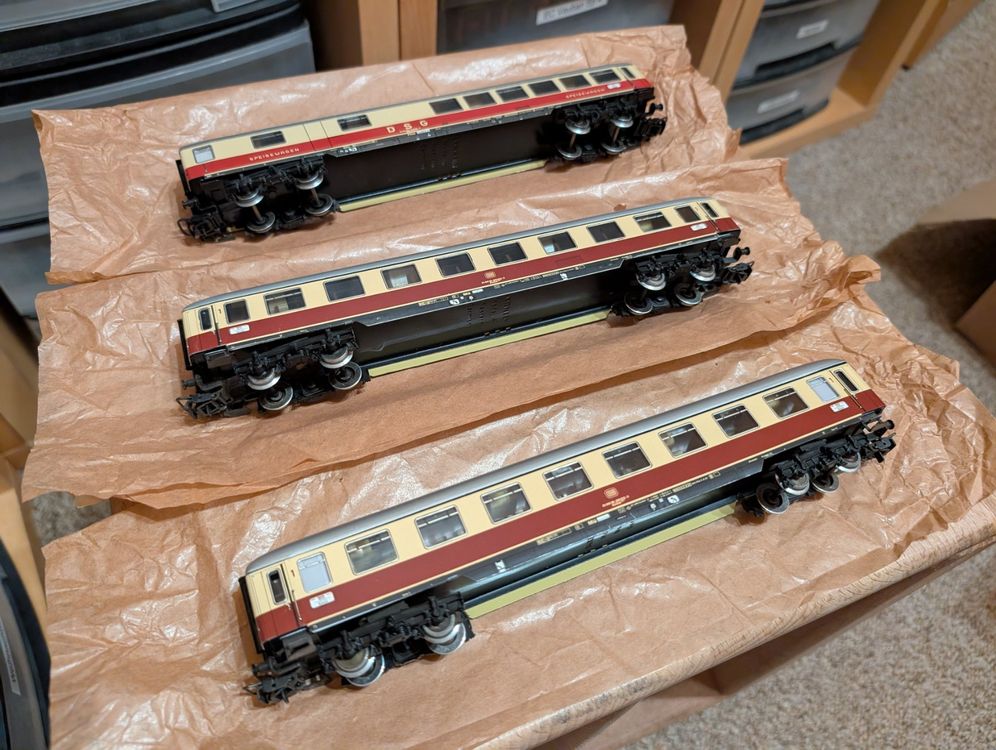 Märklin TEE Wagen im Seidenpapier (4085, 4085, 4087) (Gebraucht) in ...