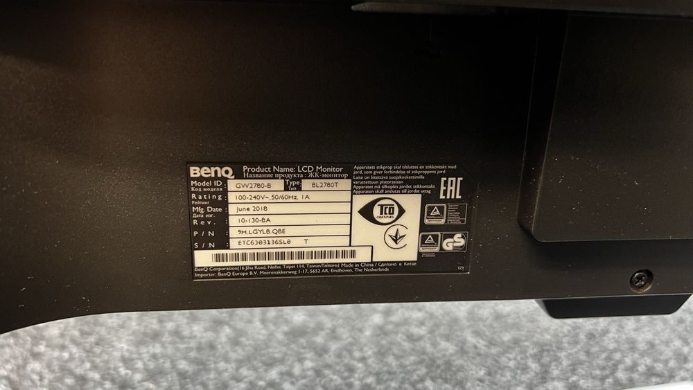 BenQ GW2780-B Monitor, 27 Zoll, Full HD, Top Zustand! (Gebraucht) in ...