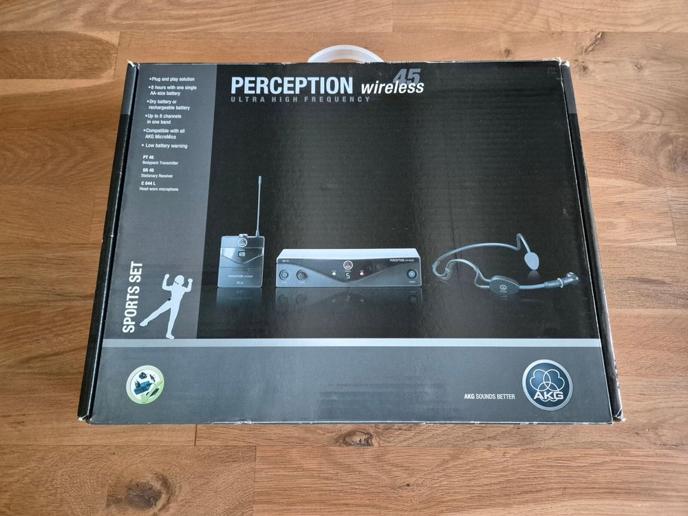 AKG Perception 45 – Drahtlos Headset System, D-Band (Gebraucht) in ...