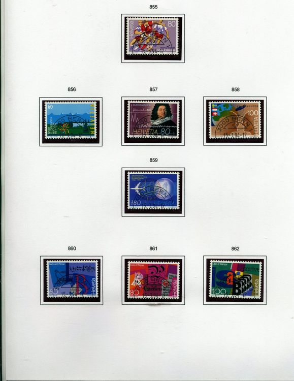 NR. 855 - 871 ET + ET VOLL - LUXUS - FR. 51.60 - 7 AUSGABEN | Kaufen auf Ricardo