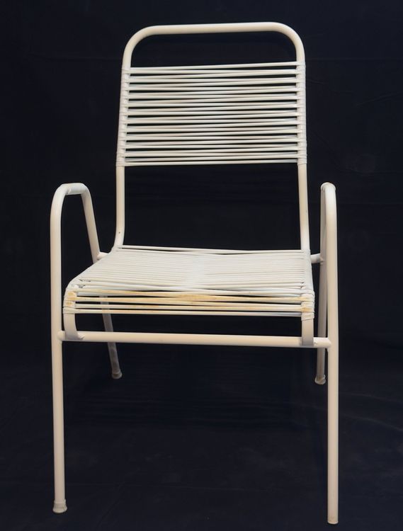 Chaise de jardin spaghetti Homa vintage Blanche - Années 60 (D'occasion) à Tramelan pour CHF 40 ...