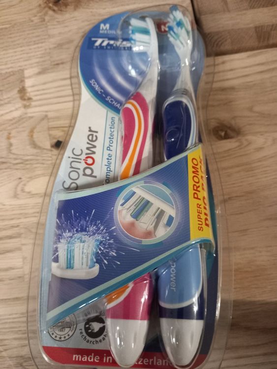 Zahnbürste Trisa sonic power Medium | Kaufen auf Ricardo