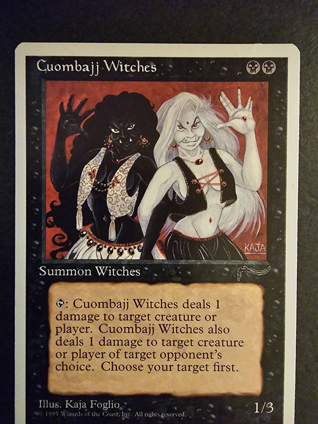 Magic the Gathering: Cuombajj Witches (1995) Selten! (Gebraucht) in ...