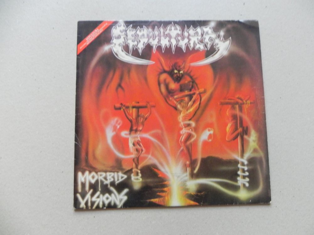 LP Death Thrash Metal Band Sepultura 1991 Morbid Vision | Kaufen auf ...