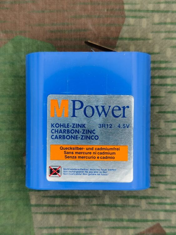 MPower 3R12 4.5V Blockbatterie, Migros Batterie von 2001 (Gebraucht) in ...