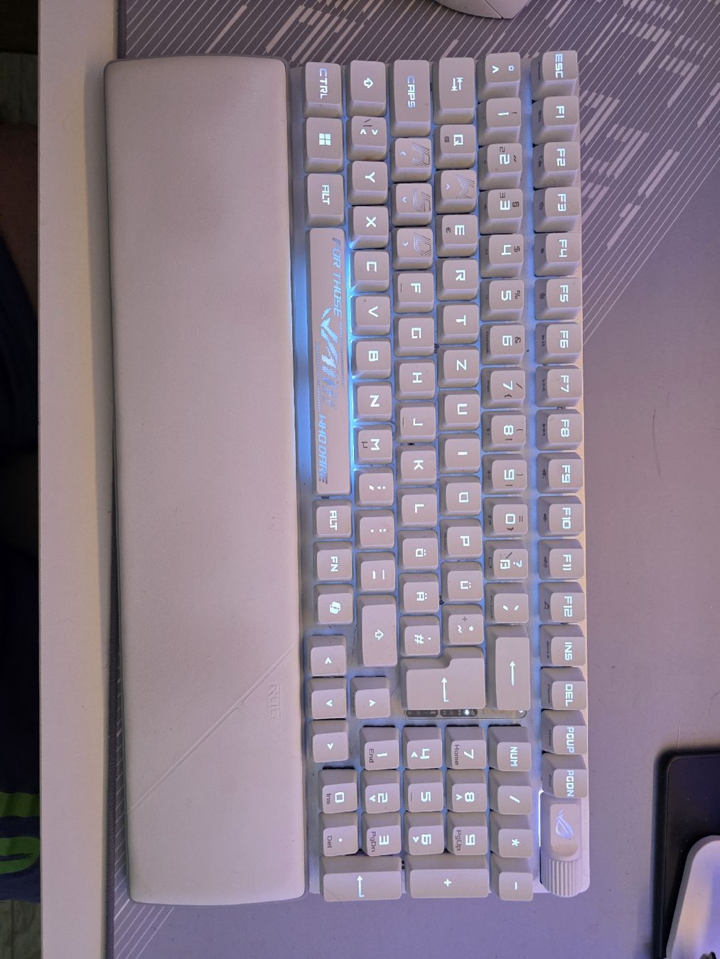 ASUS Tastatur ROG Strix Scope II 96 RX Wireless WHT DEUTCH (Gebraucht ...