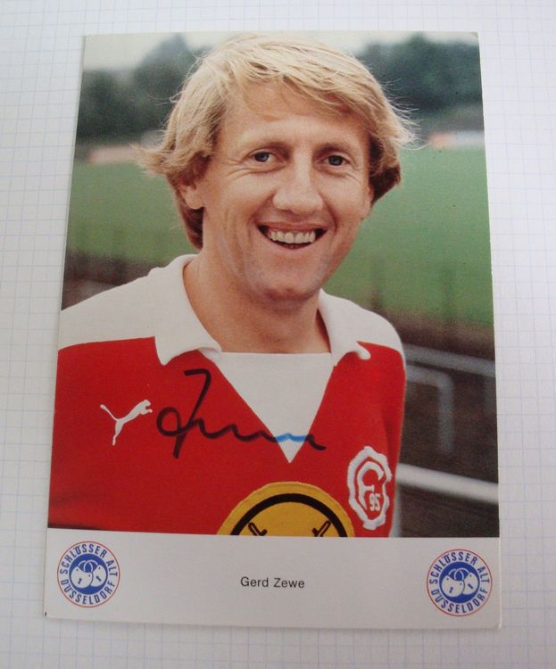Gerd Zewe - Fortuna Düsseldorf - Autogramm - Fussball D (Gebraucht) in ...